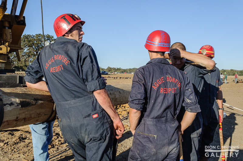 Bonfire 2010 Centerpole Site Prep Dion C Mcinnis Gallery