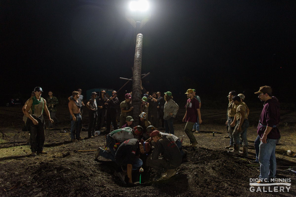 Bonfire 2024, Perimeter Poles + Dion C. McInnis Gallery
