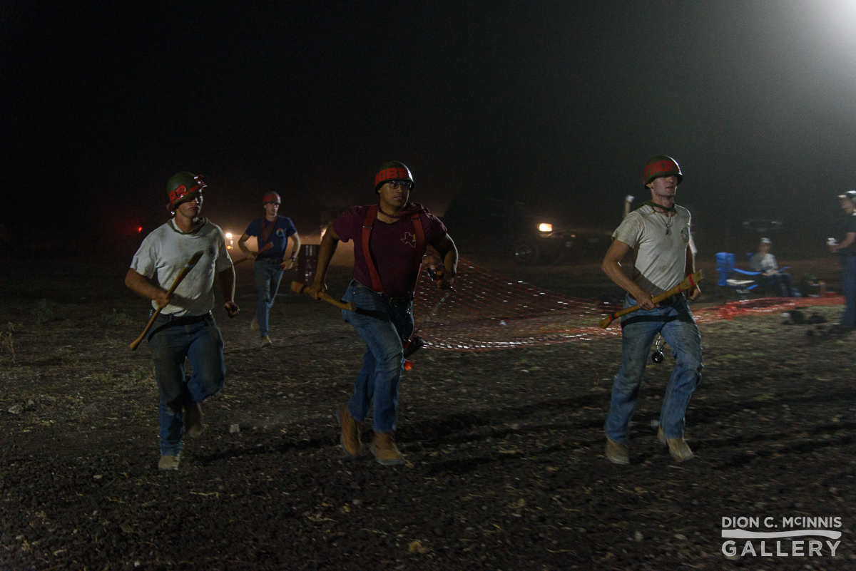 DCM_279533 + Bonfire 2024, Perimeter Poles + Dion C. McInnis Gallery